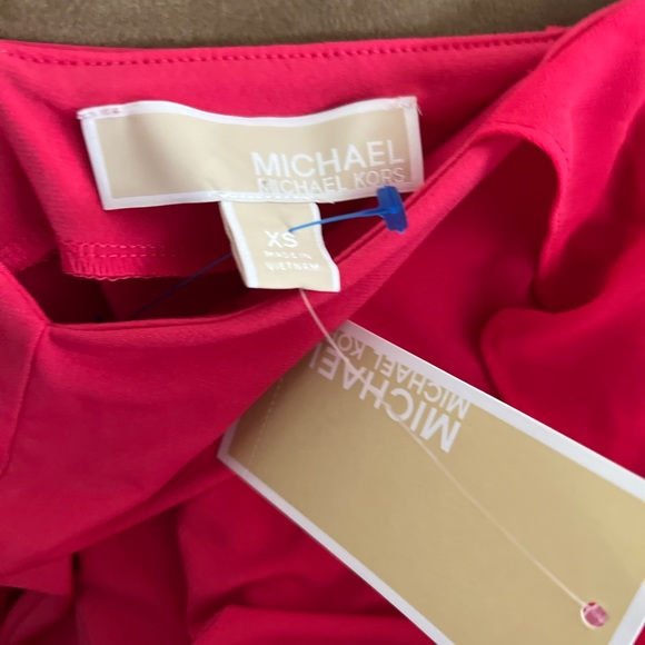 Michael Kors | Tops | Michael Kors Womens Top Xs Cold Shoulder Gold ...